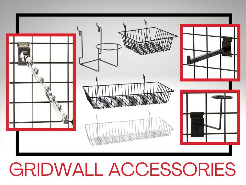 Gridwall - Gridwall Faceouts/Hangrails | Display Connection