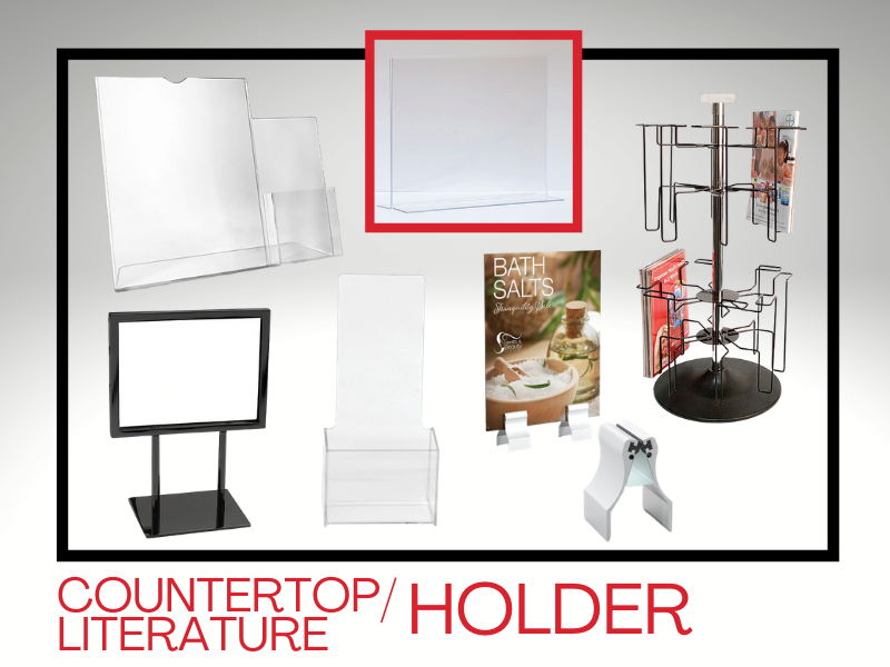 COUNTERTOP/LITERATURE HOLDER – Display Connection