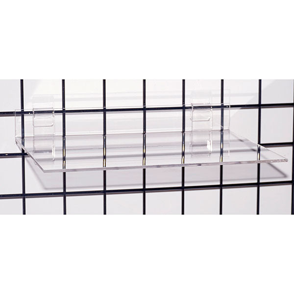 Acrylic Grid Shelf Thick - Clear from Display Connection